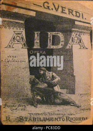 Aida (libretto, 1890 Stock Photo - Alamy