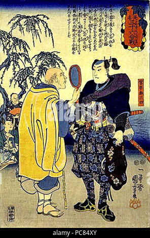 Miyamoto Musashi. Portrait of the Japanese swordsman and philosopher ...
