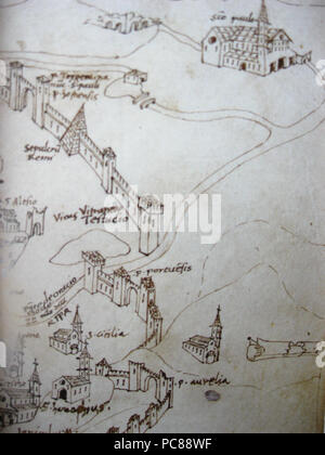 Plan of modern Rome , Rome Italy, Maps Norman B. Leventhal Map Center ...
