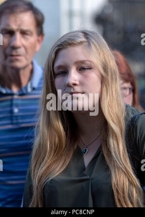 Joanne Rand's daughter Katie Pitwell outside Reading Crown Court after ...