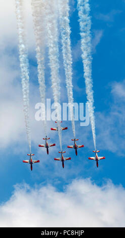 Patrrulla Aguila Spanish Display Team with Casa C101EB Aviojet aircraft ...
