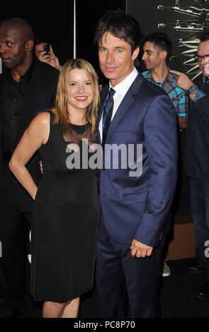 Patrick Muldoon and wife at The Expendables 2 Premiere at the Chinese ...