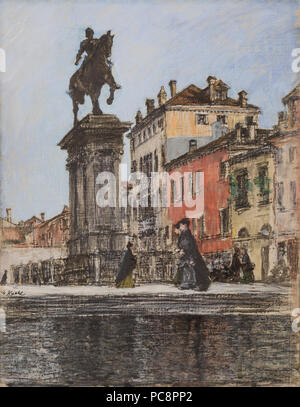 Bartolomeo Colleoni was an Italian mercenary leader, and this artwork ...