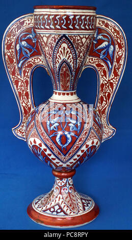 Antique Ginori Italian Art Pottery Tin Glazed Faience Stapled Repair ...