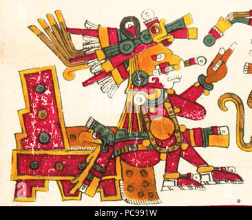 Xochipilli is an Aztec god of beauty, love, and art, often depicted ...
