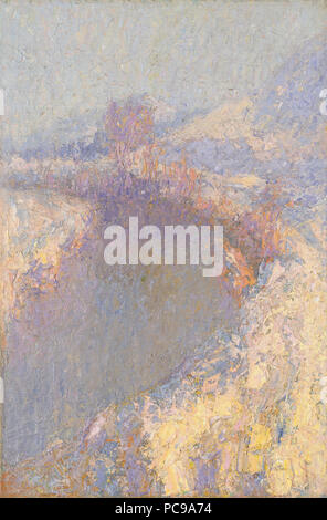 This oil painting by Slovenian artist Ivan Grohar from 1910, titled 'Mo ...