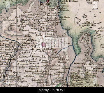 The Carte de Cassini is a detailed French map series, and the map of ...