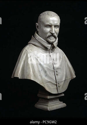 The bust of Carlo Antonio del Pozzo by Gian Lorenzo Bernini is a finely ...