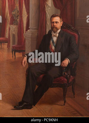 Retrato de Don German Riesco ErrC3A1zuriz Stock Photo - Alamy