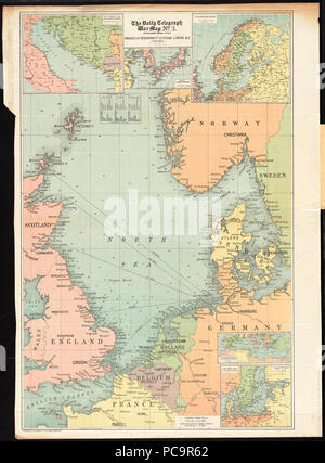 55 The Daily Telegraph war map no. 10 (14739530593 Stock Photo - Alamy