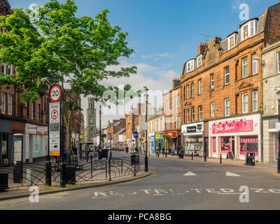 Ayr High Street and town Centre was once a busy shopping centre Stock ...