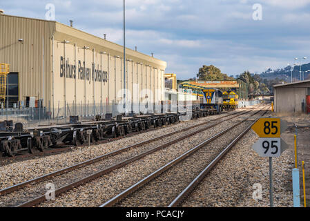 Bathurst Railway Workshops at the eastern end of Bathurst Railway ...