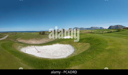 Lofoten links golf course, Hov, Norway Stock Photo - Alamy