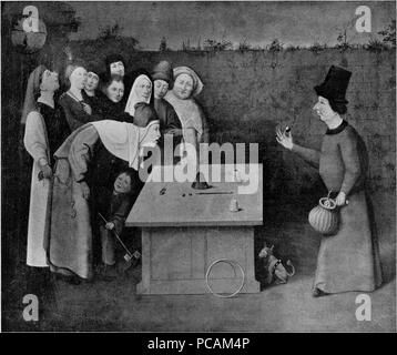 The Conjurer by Hieronymus Bosch (Vermeylen 1939 Stock Photo - Alamy