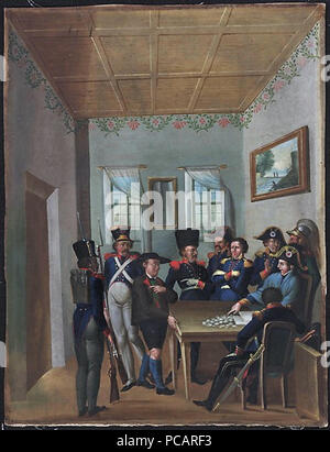 This painting by Leopold Puellacher and Franz Raffl depicts the moment ...