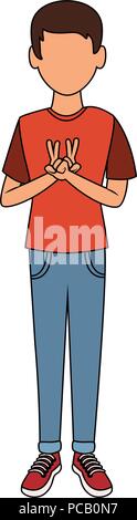 hand doing peace sign Stock Vector Image & Art - Alamy