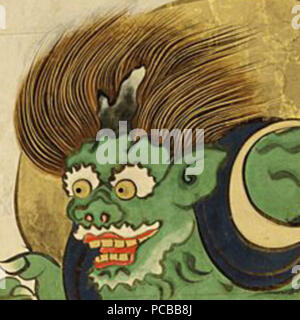 'Fujin for Stub' is a traditional Japanese depiction of Fujin, the god ...