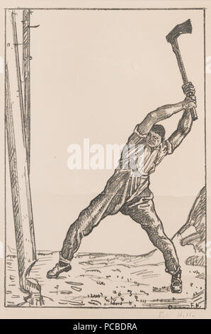 Der Holzfäller is a 1910 painting by Swiss artist Ferdinand Hodler ...