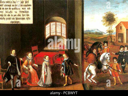 Painted Life of Mary Ward 05 Stock Photo - Alamy