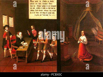 The 'Painted Life of Mary Ward 20' is a series of artworks depicting ...