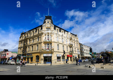 plaza munoz gamero de armas street signs centre of Punta Arenas Chile ...