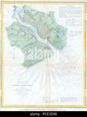 The 1853 U.S.C.S. Map of the North Edisto River is a historical ...