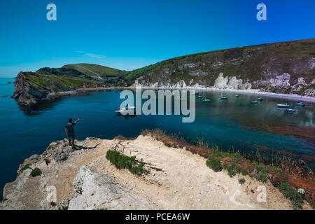 landscapes from the jurassic coast - england Stock Photo - Alamy