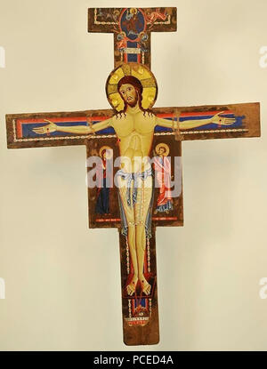 Alberto Sotio, Crucifix, 1187, Duomo, Spoleto Stock Photo - Alamy