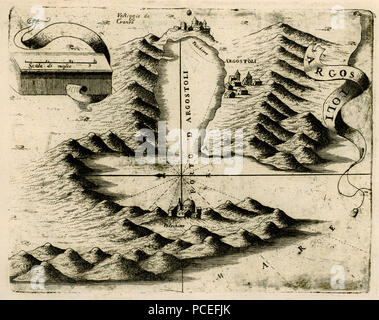 Argostoli - Coronelli Vincenzo - 1688 Stock Photo - Alamy