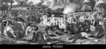 Battle of Mudki 1845 Henry Martens 1849 Stock Photo - Alamy