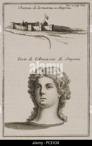 The 'Chateau de la marine a Smyrne' by Joseph Pitton de Tournefort is a ...