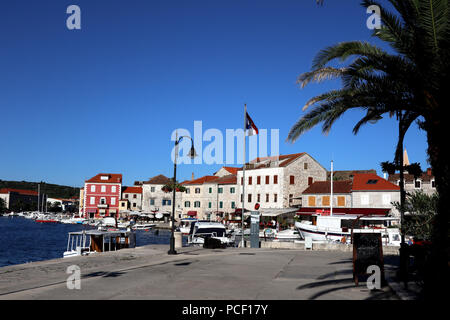 Stari Grad Harbour, Hvar, Croatia Stock Photo - Alamy