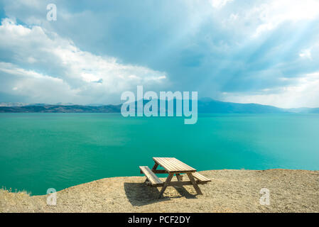 Lake Hazar is a rift lake in the Taurus Mountains, 22 km southeast of ...