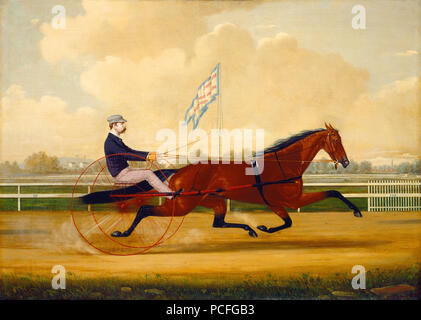 Charles S. Humphreys, Budd Doble Driving Goldsmith Maid at Belmont ...