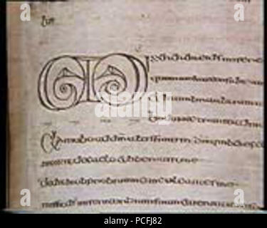 The Cathach of St. Columba is a 6th-century Latin psalter, considered ...