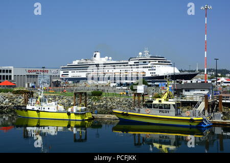 Ogden Point cruise ship terminal, Victoria BC, Canada Stock Photo - Alamy