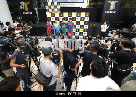 Tokyo, Japan. 2nd Aug, 2018. Japanese fitness trainer and model AYA ...