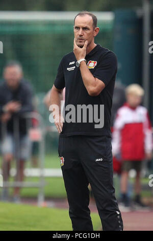 Zell am See, Austria. 02nd Aug, 2018. Soccer, test match, Bayer ...