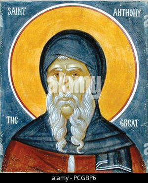 Saint Anthony the Great Stock Photo - Alamy