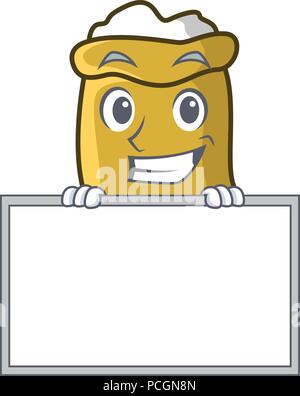Grinning flour character cartoon style Stock Vector Image & Art - Alamy