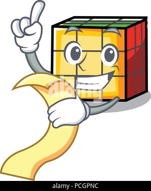 Chef with food rubik cube mascot cartoon Stock Vector Image & Art - Alamy