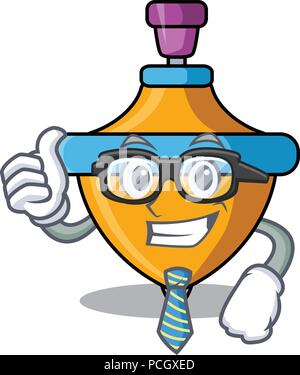 Successful spinning top character cartoon Stock Vector Image & Art - Alamy