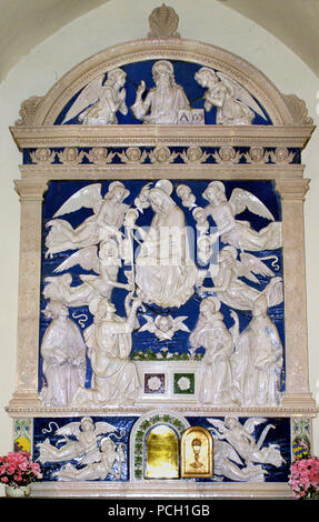 Chapel of the Stigmata in the monastery of La Verna, Tuscany, Italy ...