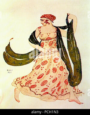 Cleopatra ballet by Bakst 04 Stock Photo - Alamy