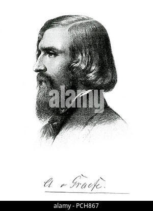 Vintage photo of Albrecht von Graefe. 1865 Friedrich Wilhelm Ernst ...