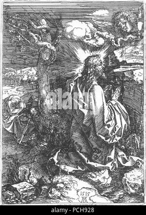 'Agony in the Garden' by Albrecht Dürer depicts the biblical moment of ...