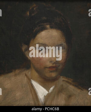 Albert Ritzberger Mädchenporträt Stock Photo - Alamy