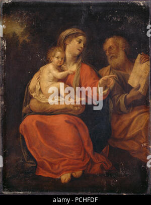 Albani, Francesco - Holy Family Stock Photo - Alamy