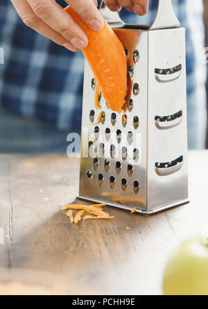 Male cooking from raw vegetables in home kitchen Stock Photo - Alamy
