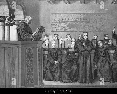 Carolingian age. Germany. Benedictine monastery. Convent school. Early ...